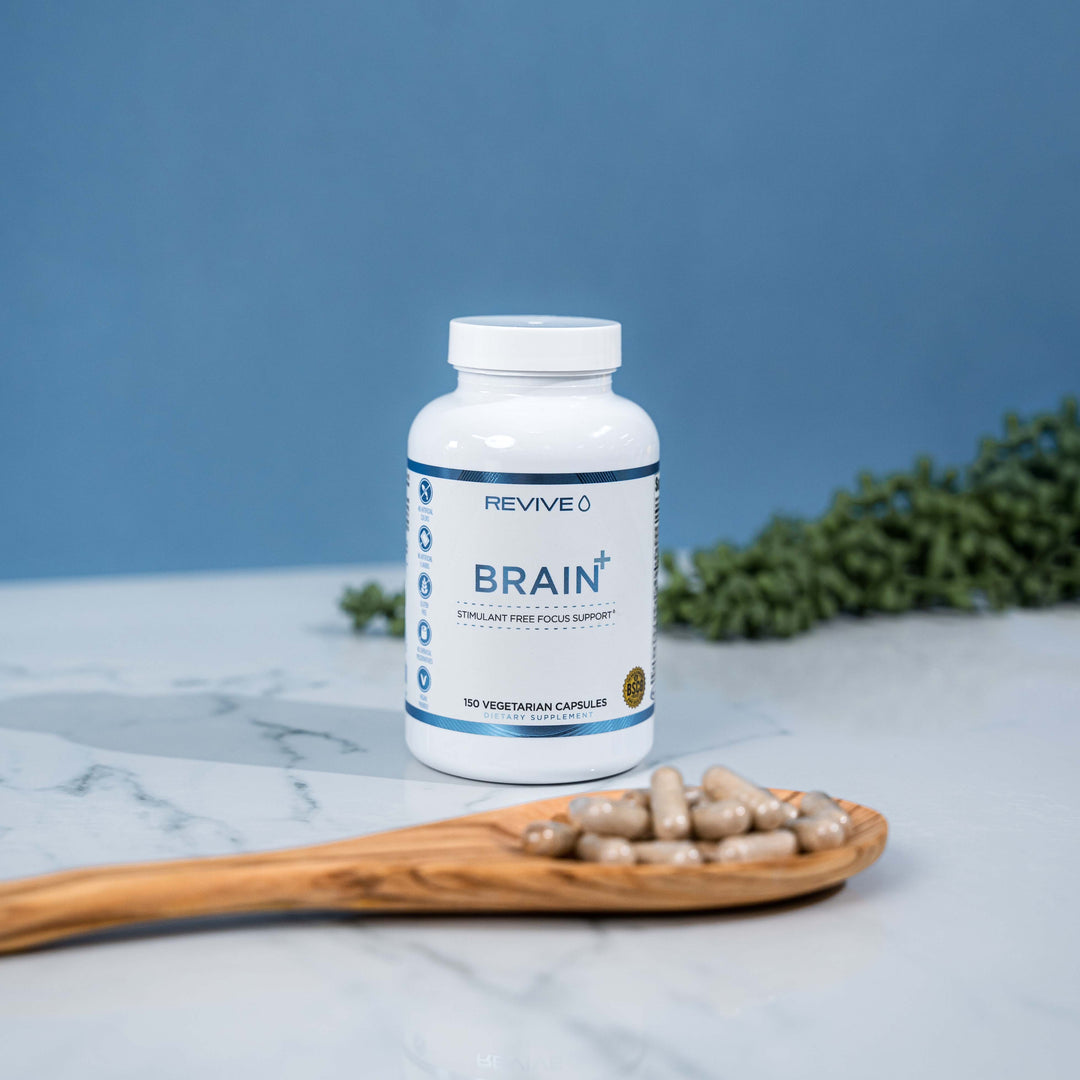 Brain+ Stimulant-Free Brain Health Supplement – Revive MD