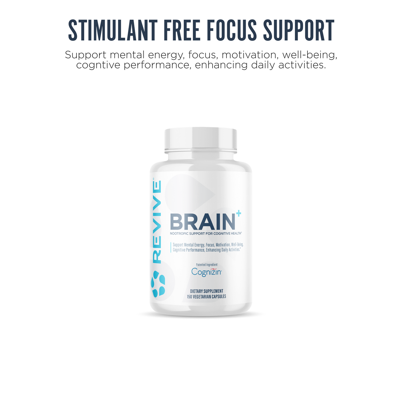 Brain+ Stimulant-Free Brain Health Supplement – Revive MD
