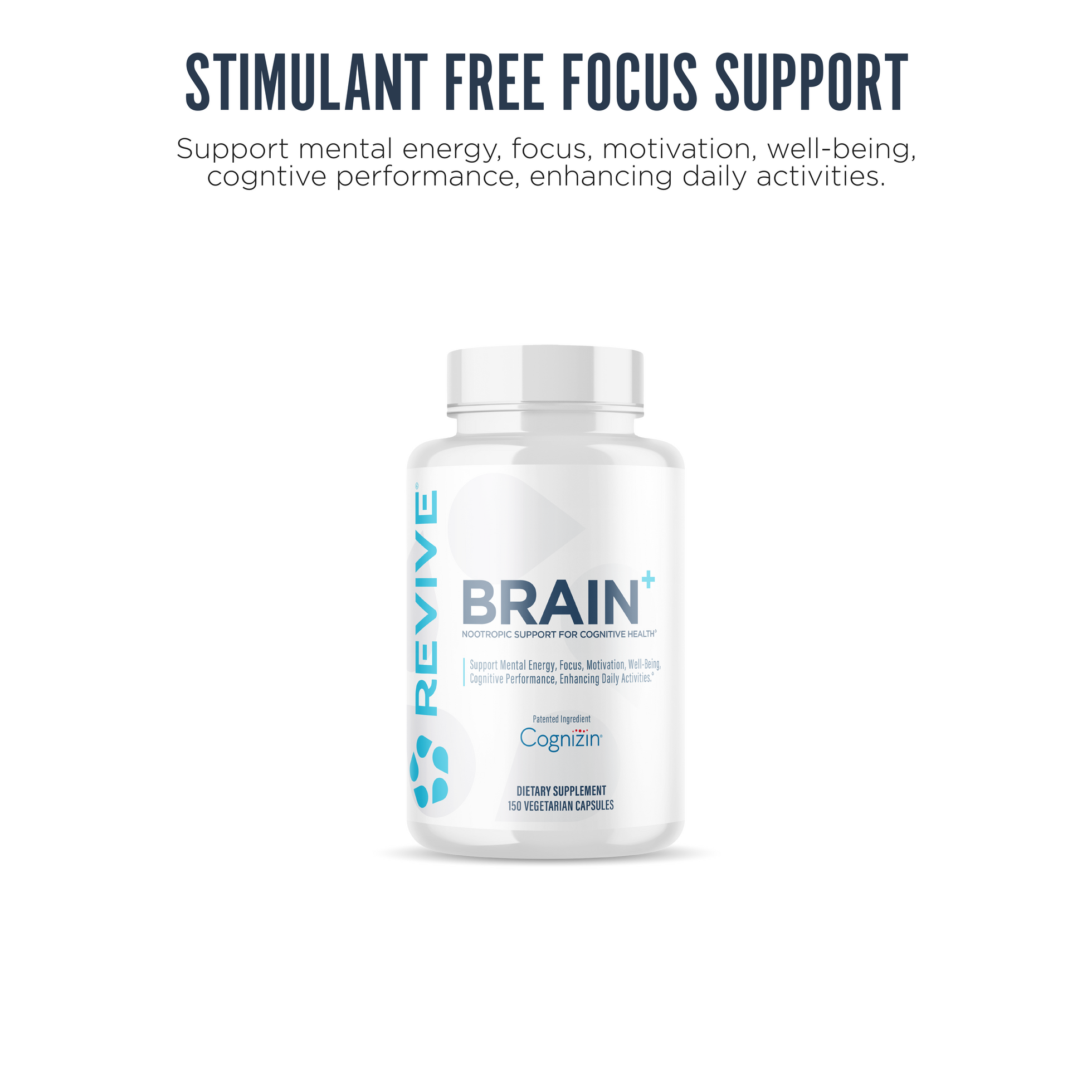 Brain+ Stimulant-Free Brain Health Supplement – Revive MD